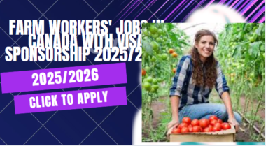 Farm Workers' Jobs in Canada with Visa Sponsorship 2025/2026 ...